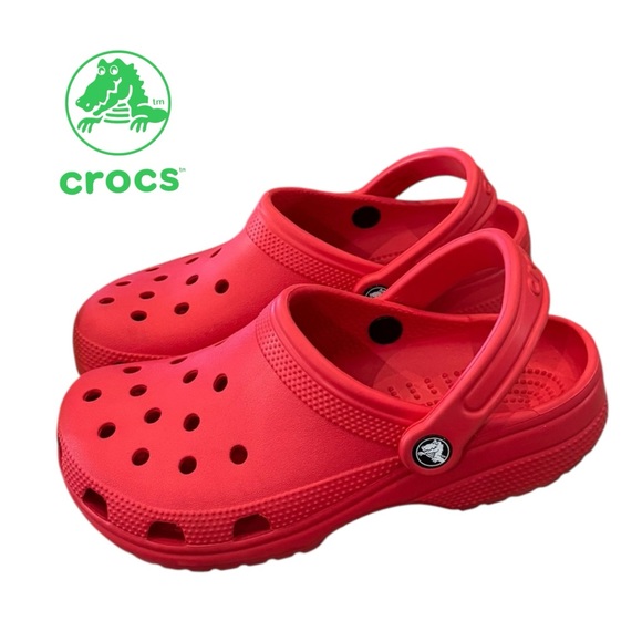 CROCS | Shoes | Crocs Classic Red Womens Mens Clogs 7 | Poshmark